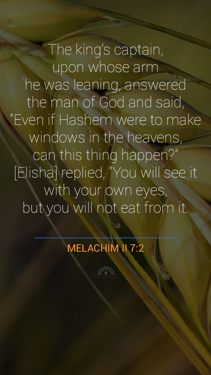 II Kings Chapter 7 | Daily Holy Bible Reading