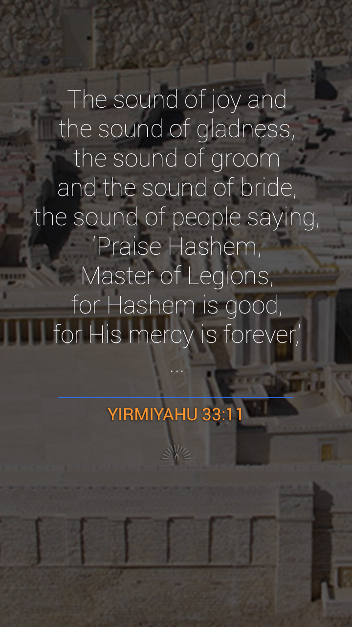 Jeremiah Chapter 33 | Daily Holy Bible Reading