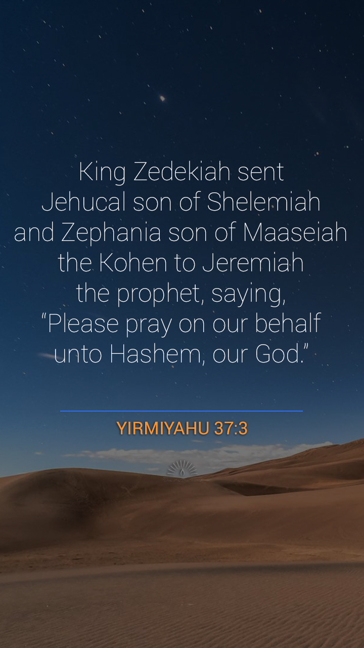 Jeremiah Chapter 37 | Daily Holy Bible Reading