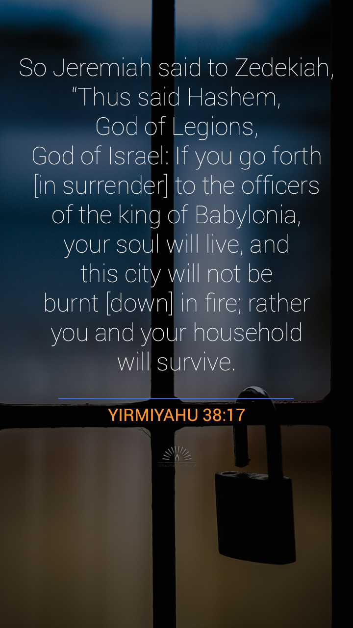 Jeremiah Chapter 38 | Daily Holy Bible Reading