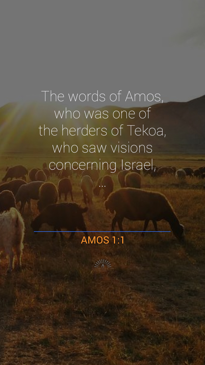 Amos Chapter 1 | Daily Holy Bible Reading