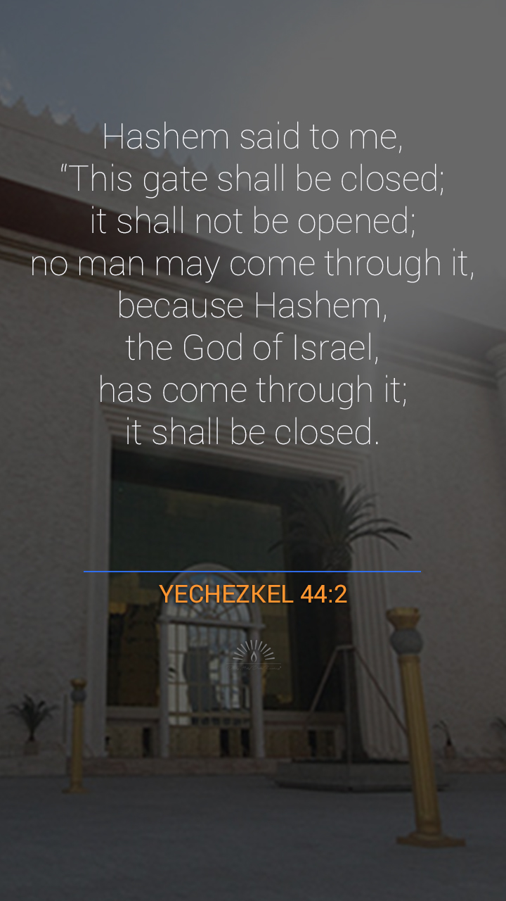 Ezekiel Chapter 44 | Daily Holy Bible Reading