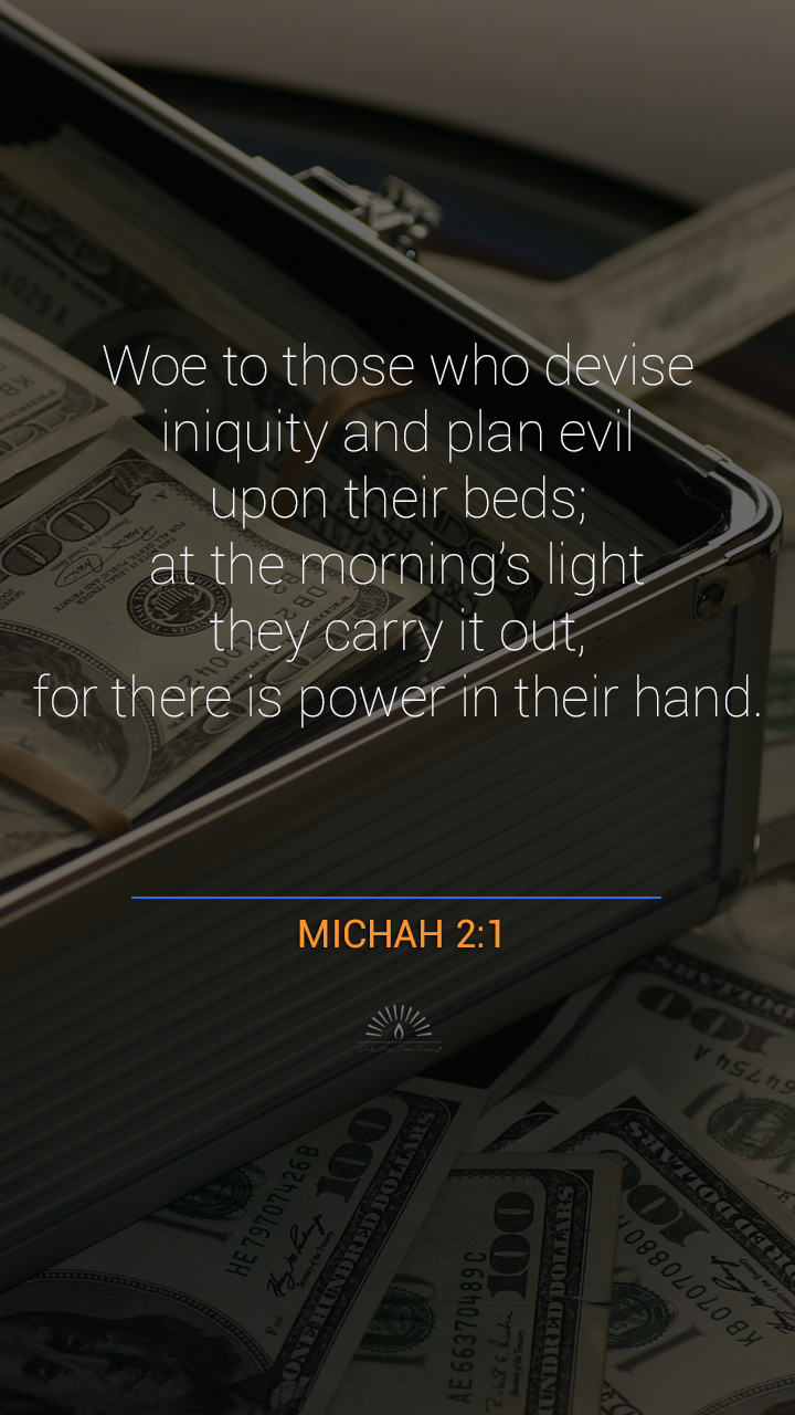 Micah Chapter 2 | Daily Holy Bible Reading