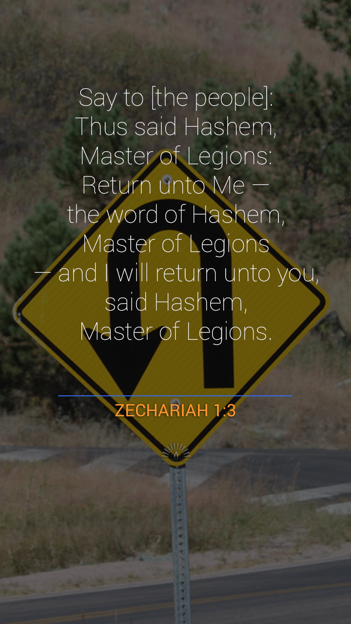 Zechariah Chapter 1 | Daily Holy Bible Reading