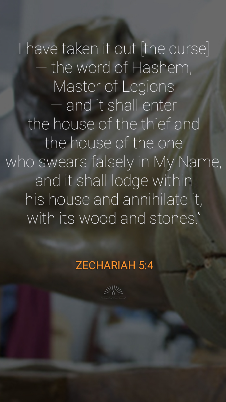 Zechariah Chapter 5 | Zechariah Gives the Account | One Chapter A Day