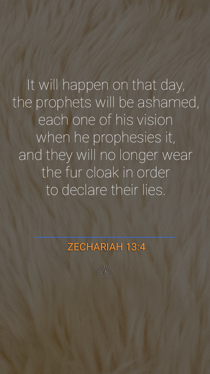 Zechariah Chapter 13 | Daily Holy Bible Reading